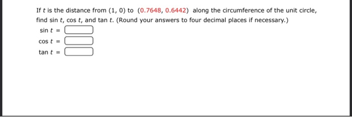 Solved Graph the unit circle using parametric equations with | Chegg.com