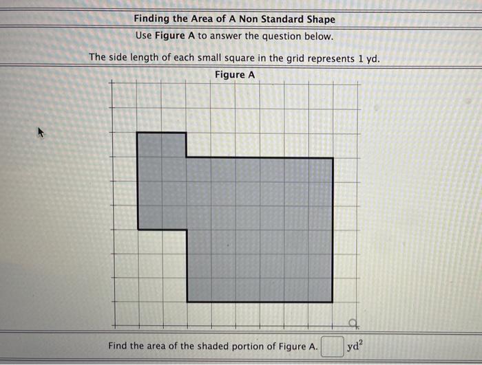 Solved Finding the Area of A Non Standard Shape Use Figure A | Chegg.com