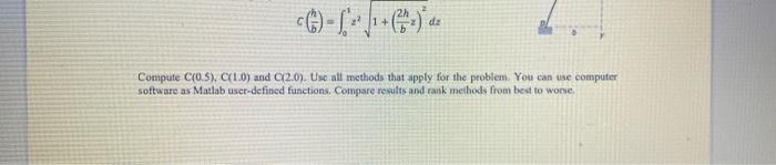Solved solve the integral with an increment of n=6 and find | Chegg.com