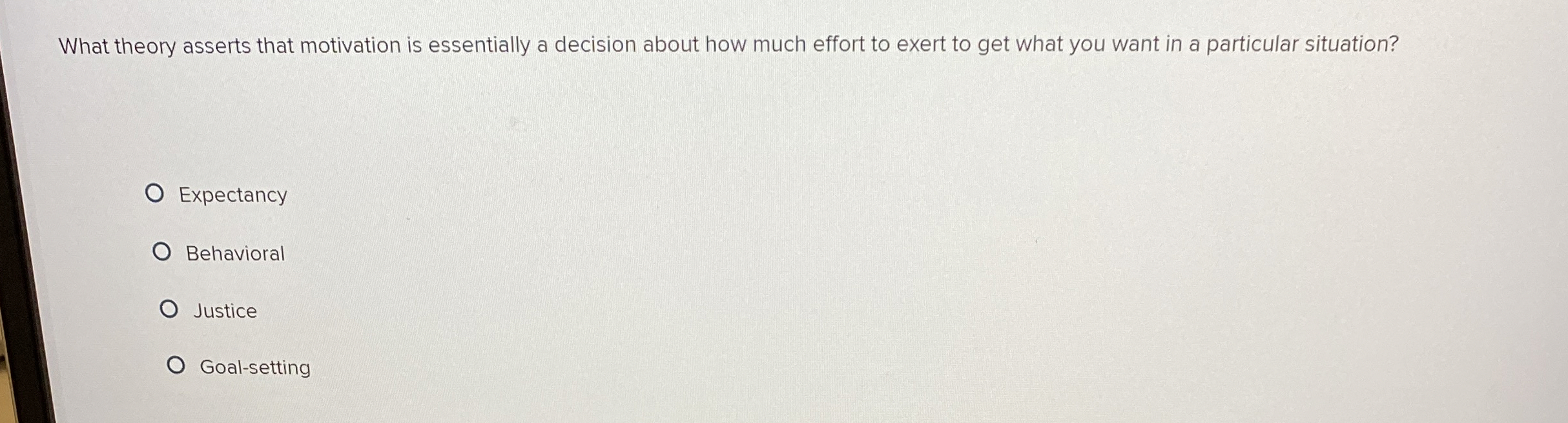 Solved What theory asserts that motivation is essentially a | Chegg.com