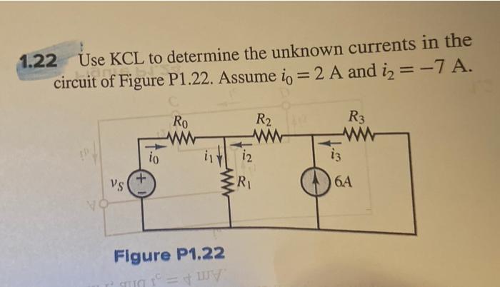 Solved 4 Use KCL to find the currents ij, i2, and iz in the | Chegg.com