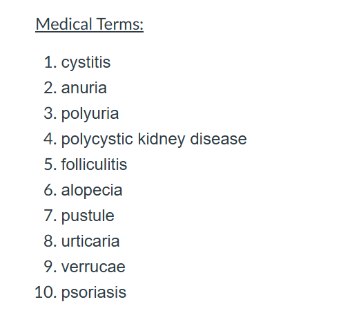 Solved definition Medical | Chegg.com