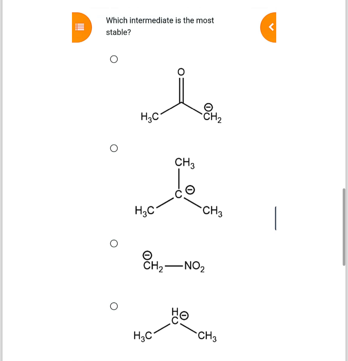Solved Which intermediate is the most stable?OO | Chegg.com