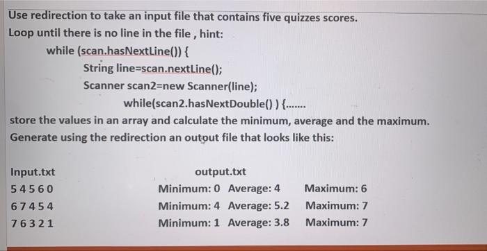 Solved In java! thankyou!! i think i have a good idea how to | Chegg.com
