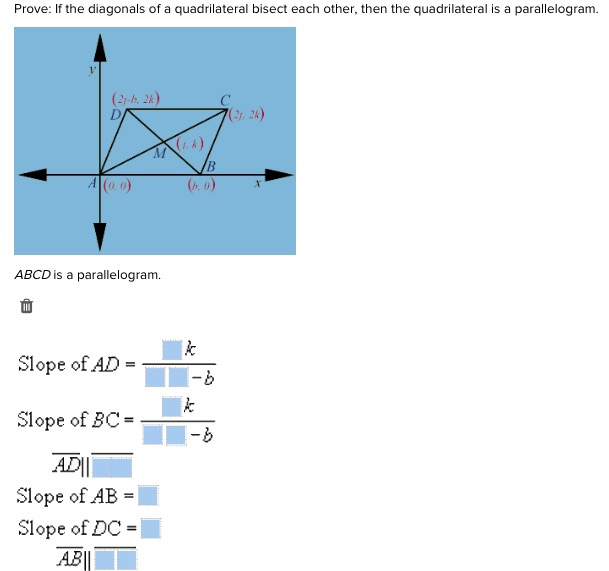 Solved Prove: If the diagonals of a quadrilateral bisect | Chegg.com