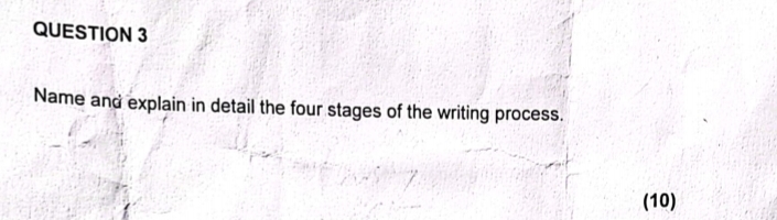 Solved QUESTION 3Name and explain in detail the four stages | Chegg.com