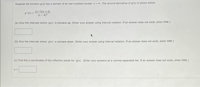 Solved Suppose the function (x) has a domain of all real | Chegg.com