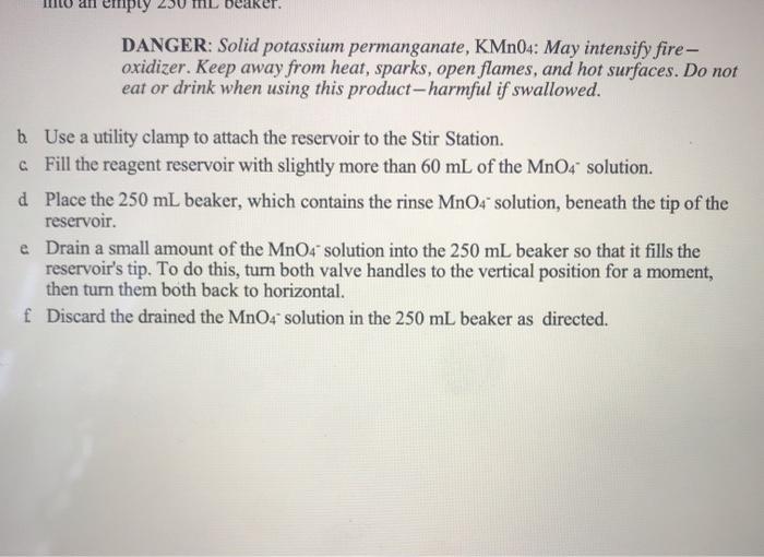 Solved Potentiometric Titration of Hydrogen peroxide One | Chegg.com