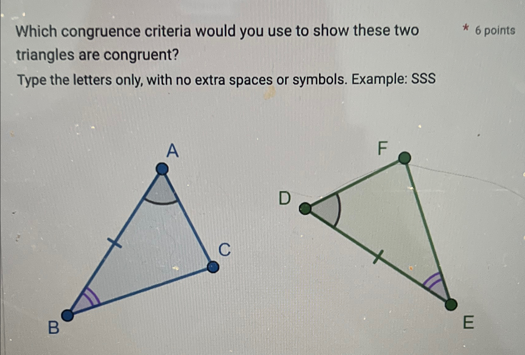 Solved Which congruence criteria would you use to show these | Chegg.com