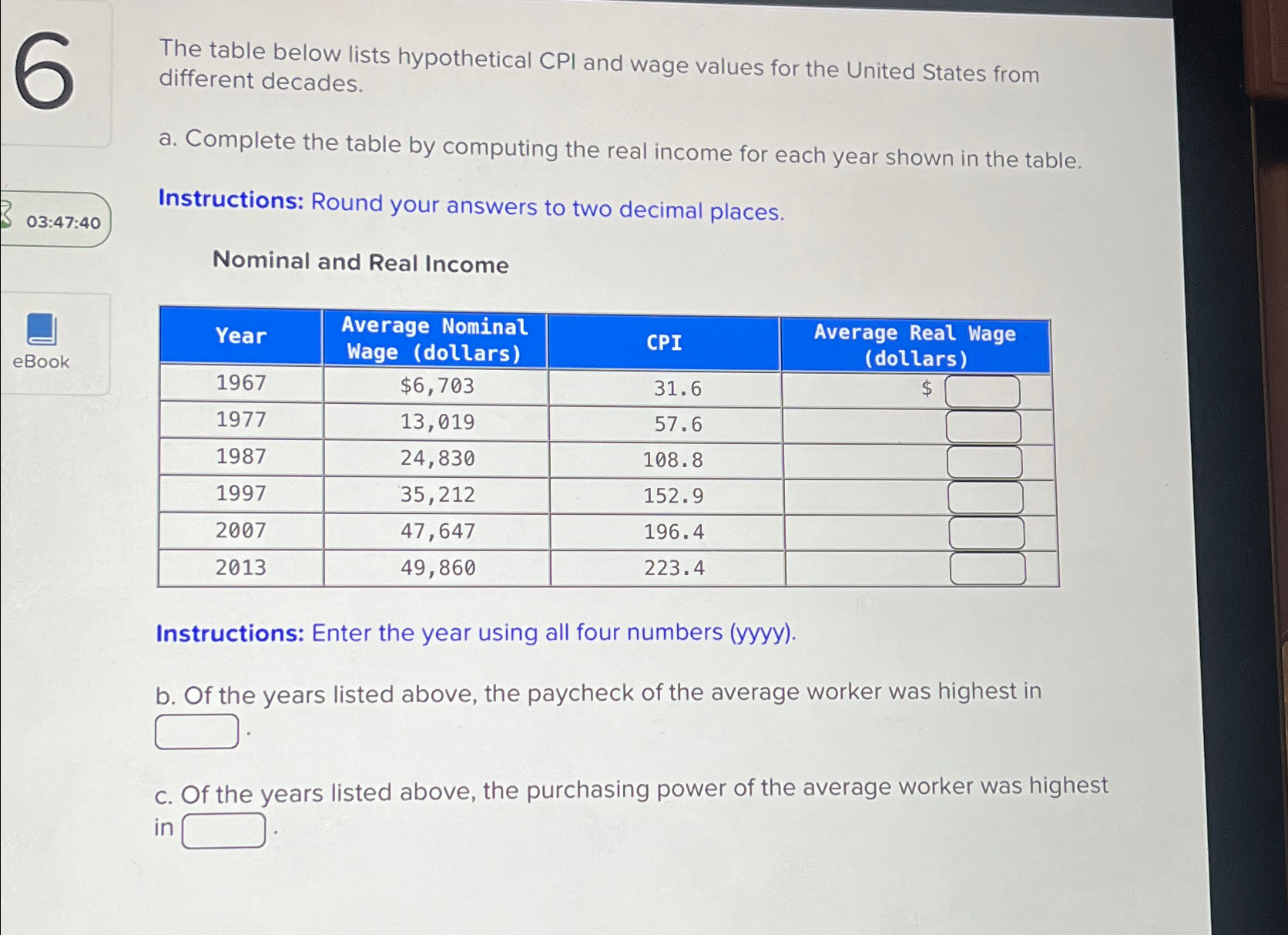 Solved The table below lists the CPI values for the United | Chegg.com