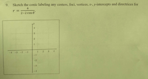 Solved Sketch the conic labeling any centers, foci, | Chegg.com