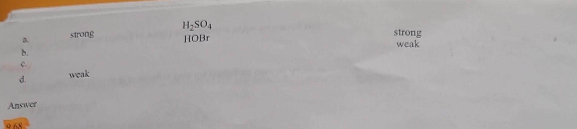 fill in the missing terms (string or weak) and | Chegg.com