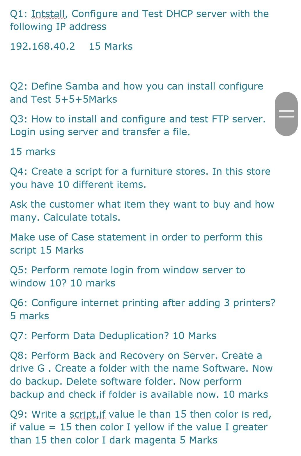 Solved Awnser all questions this must be done in Ubuntu give | Chegg.com