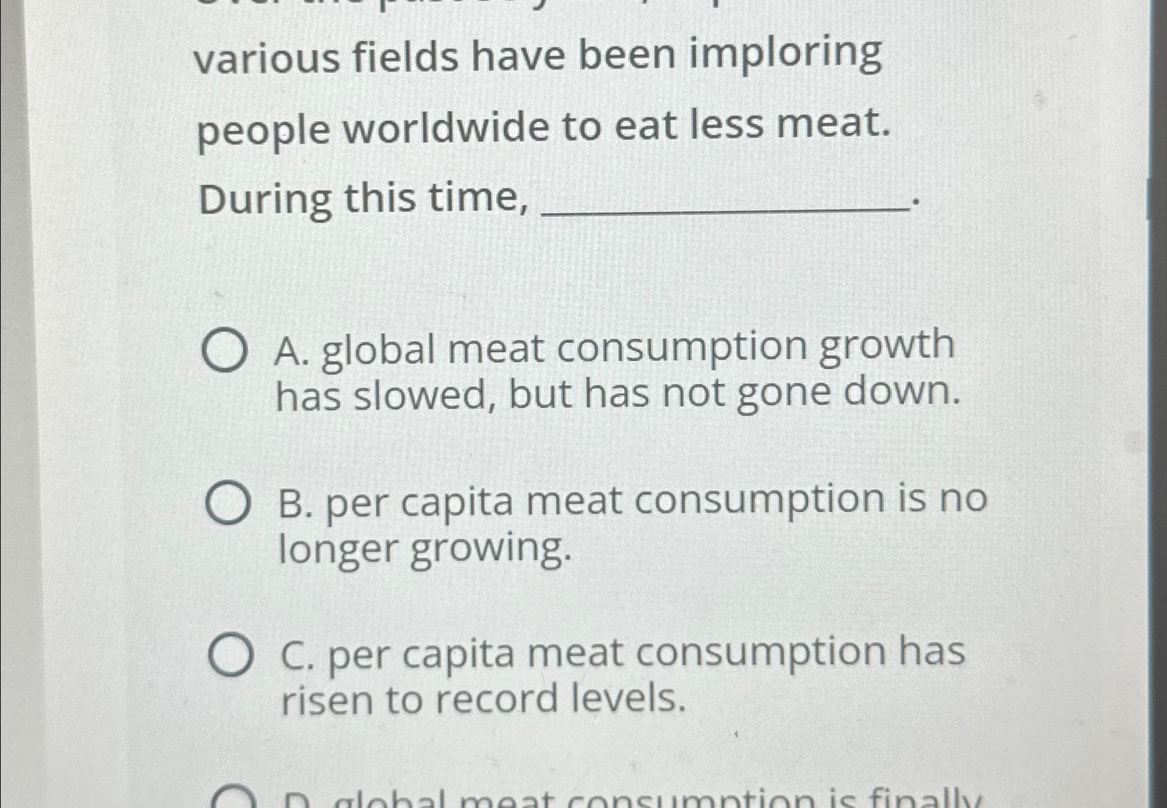 Solved various fields have been imploring people worldwide | Chegg.com