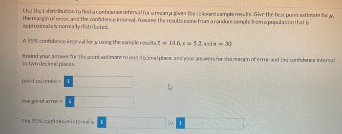 Solved Use the f-distribution to find a confidence interval | Chegg.com