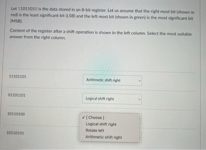 Solved The 8-bit data 11011110 is applied at the input of a | Chegg.com