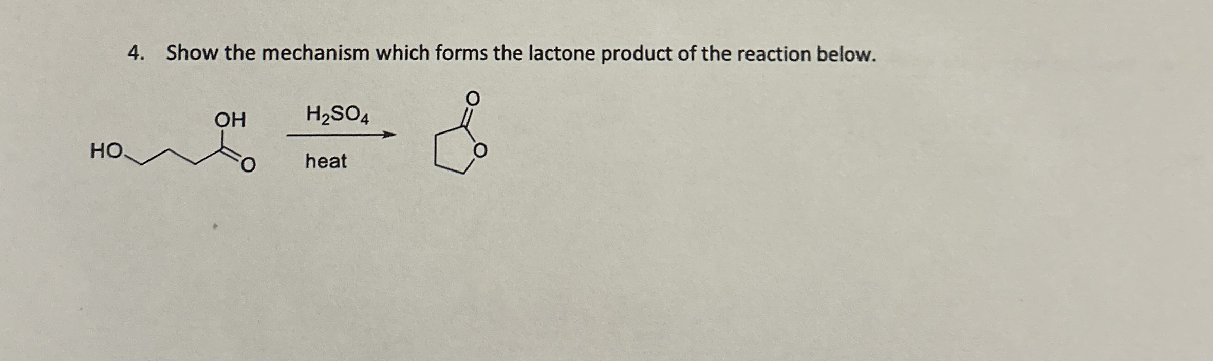 Solved Show the mechanism which forms the lactone product of | Chegg.com