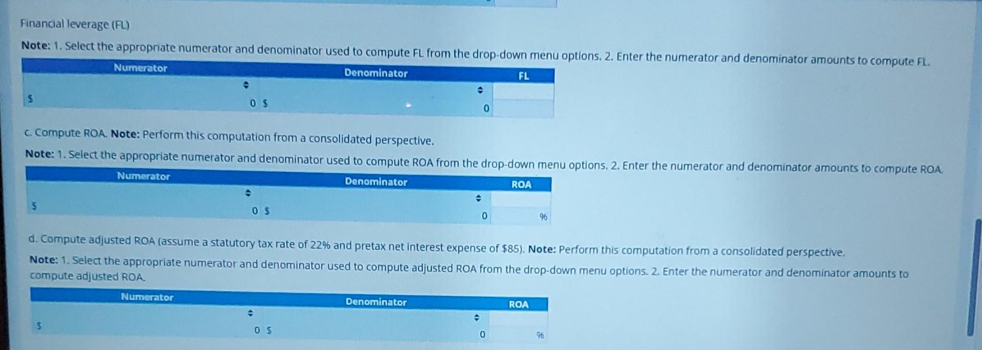 Solved Compute Measures for DuPont Disaggregation Analysis | Chegg.com