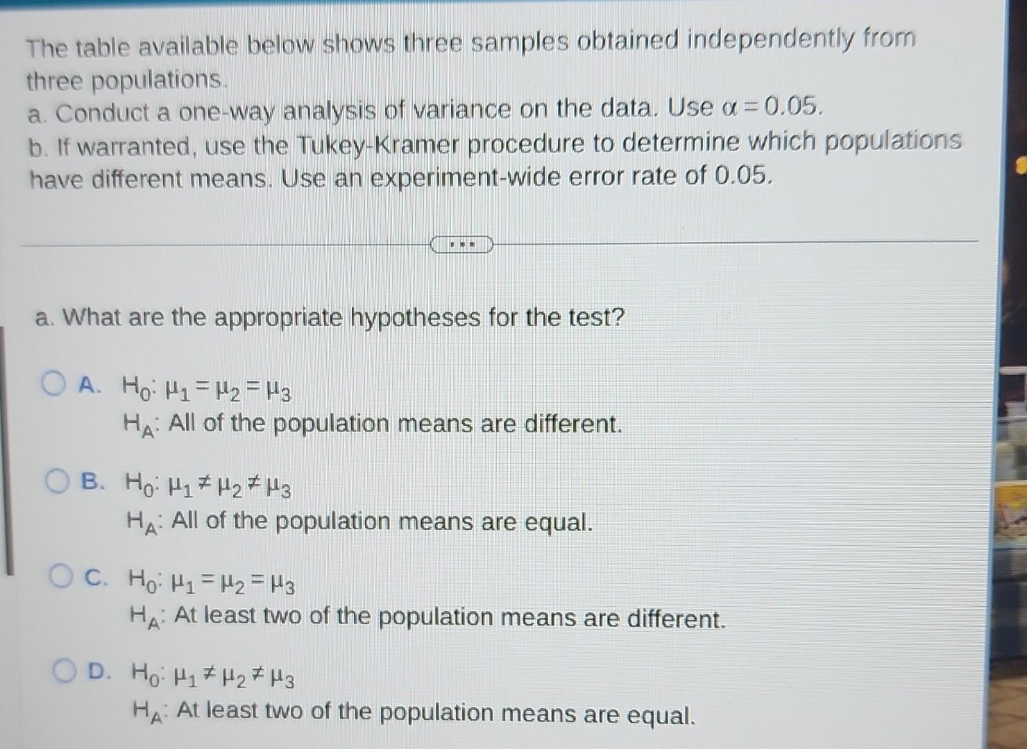 Solved Data \begin{tabular}{cccc} \hline Item & Group 1 & | Chegg.com