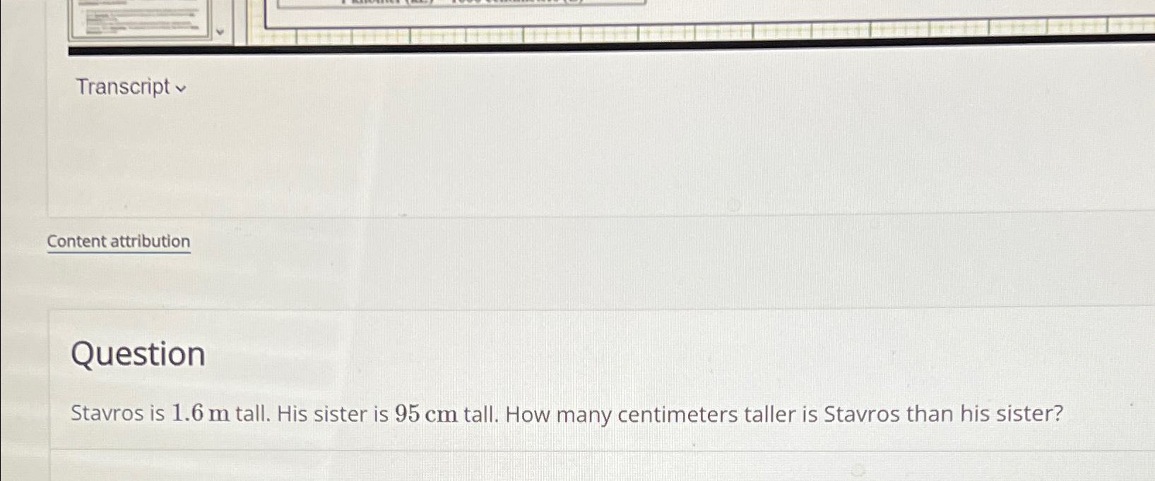 Solved Transcript vContent attributionQuestionStavros is | Chegg.com