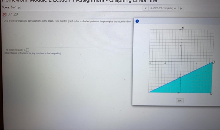 Solved Score: 0 of 1 pt 5 of 22 22 complete) X 3.1.29 Give | Chegg.com