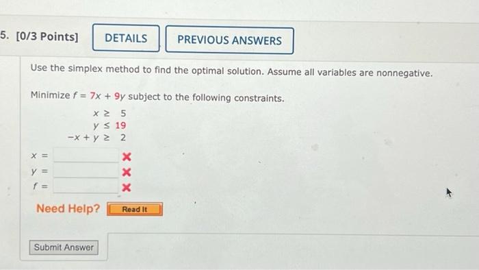 Solved Use the simplex method to find the optimal solution. | Chegg.com