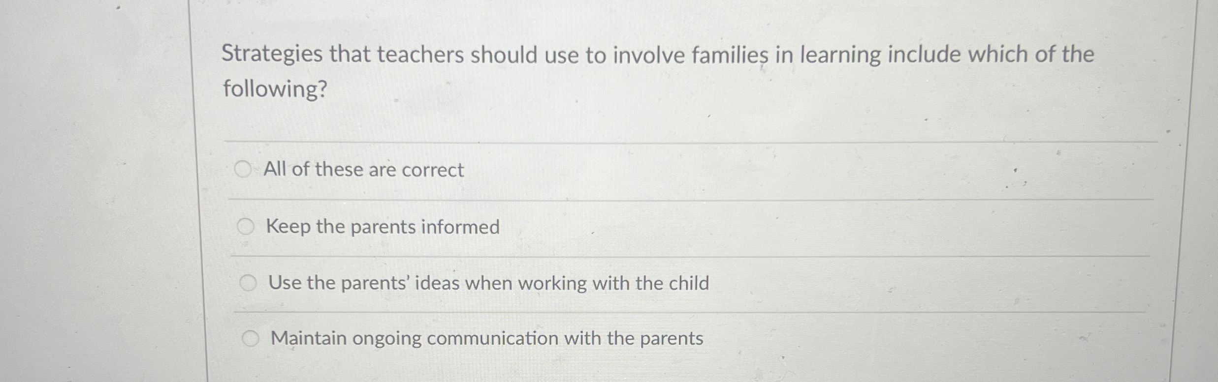 Solved Strategies that teachers should use to involve | Chegg.com