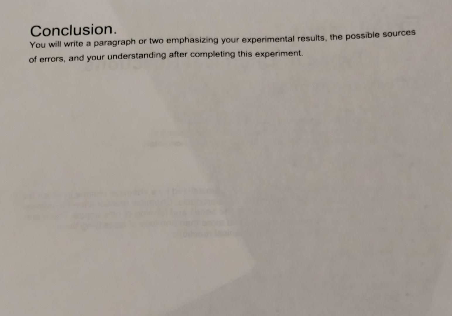Solved Experiment 5. Determination of Gas Constant, | Chegg.com