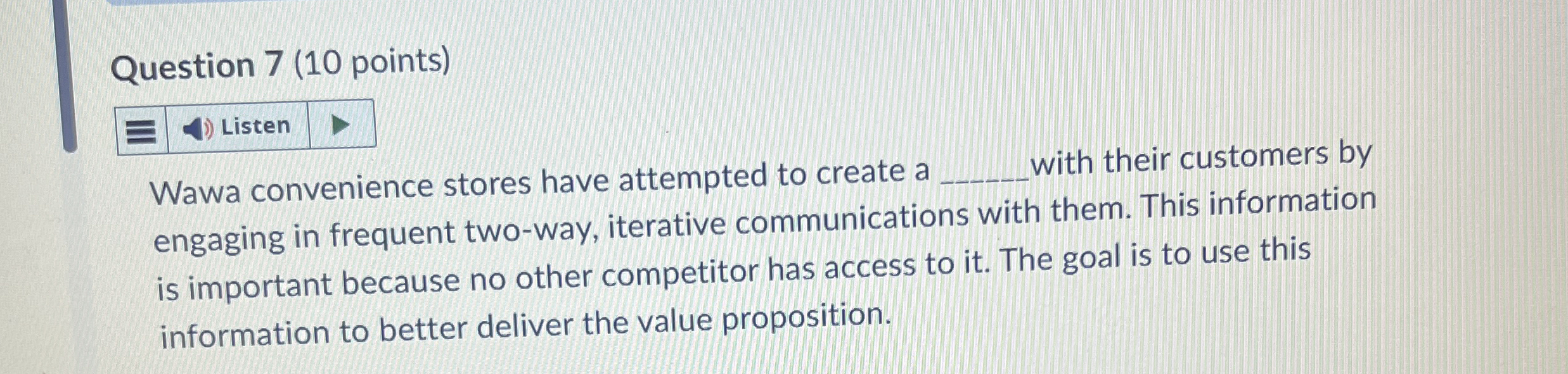 Solved Question 7 (10 ﻿points) Wawa convenience stores have | Chegg.com