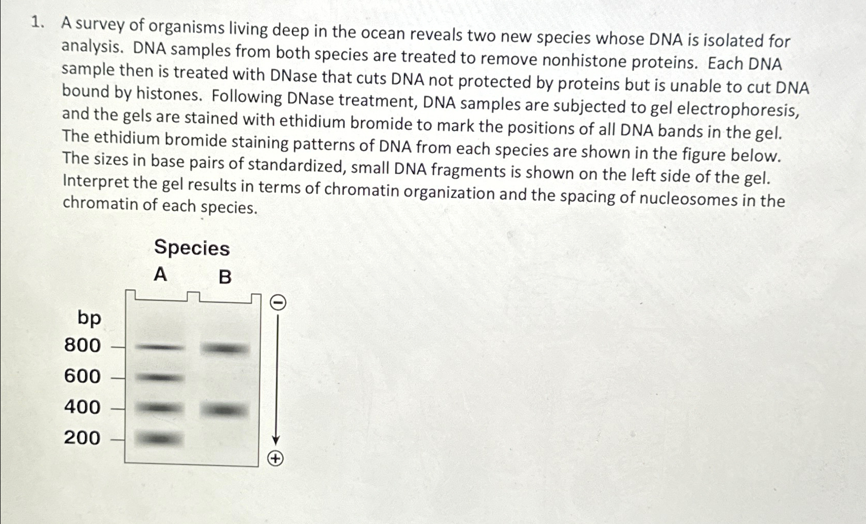 Solved A survey of organisms living deep in the ocean | Chegg.com