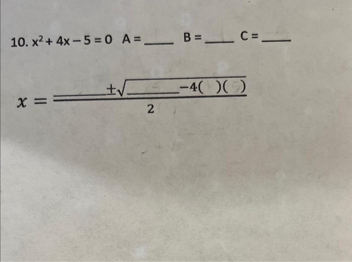 Solved Fill-in the blanks. Then solve each equation using | Chegg.com