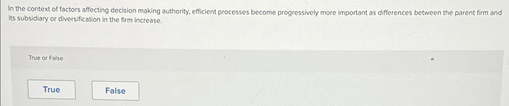Solved In the context of factors affecting decision making | Chegg.com