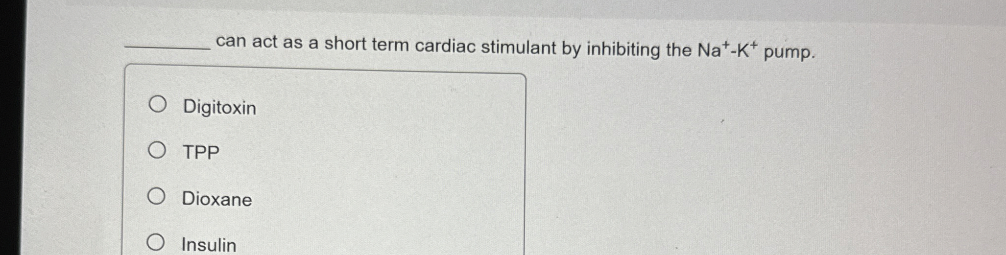 Solved can act as a short term cardiac stimulant by | Chegg.com