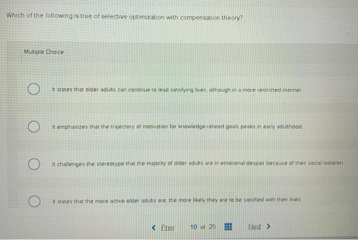 Solved Which of the following is true of selective | Chegg.com