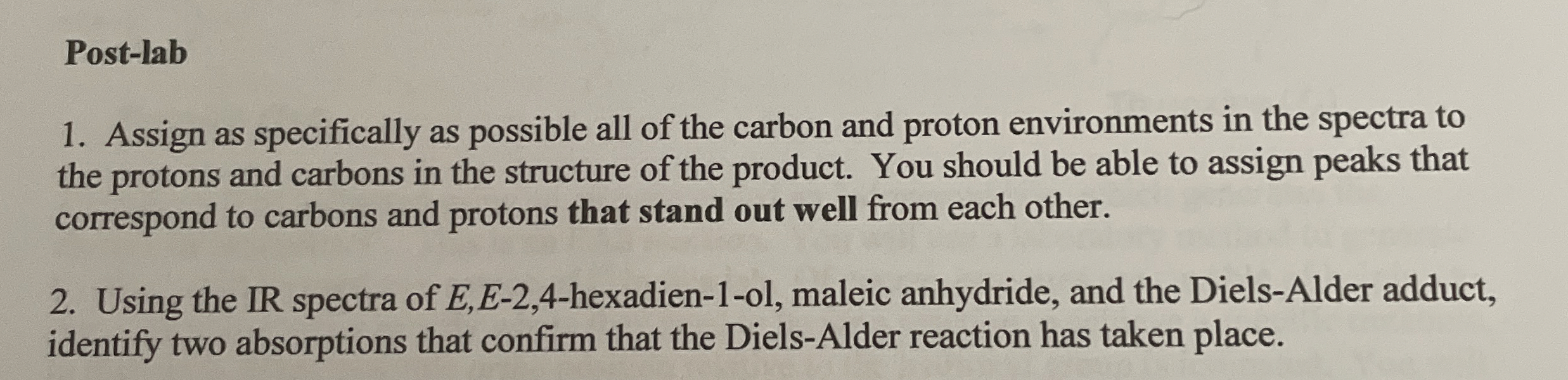 Solved How to solve Post-labAssign as specifically as | Chegg.com