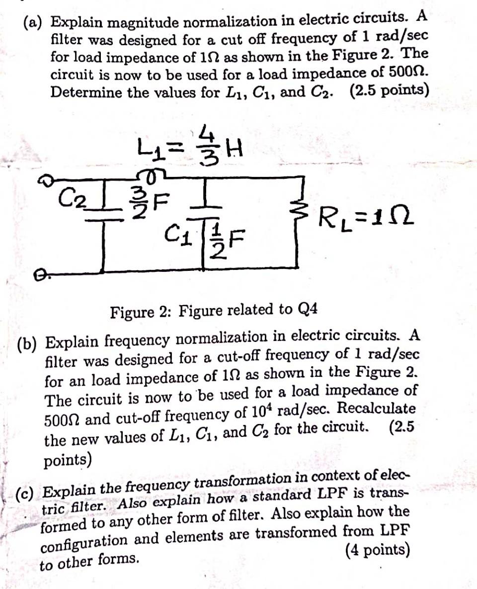 Solved (a) Explain magnitude normalization in electric | Chegg.com
