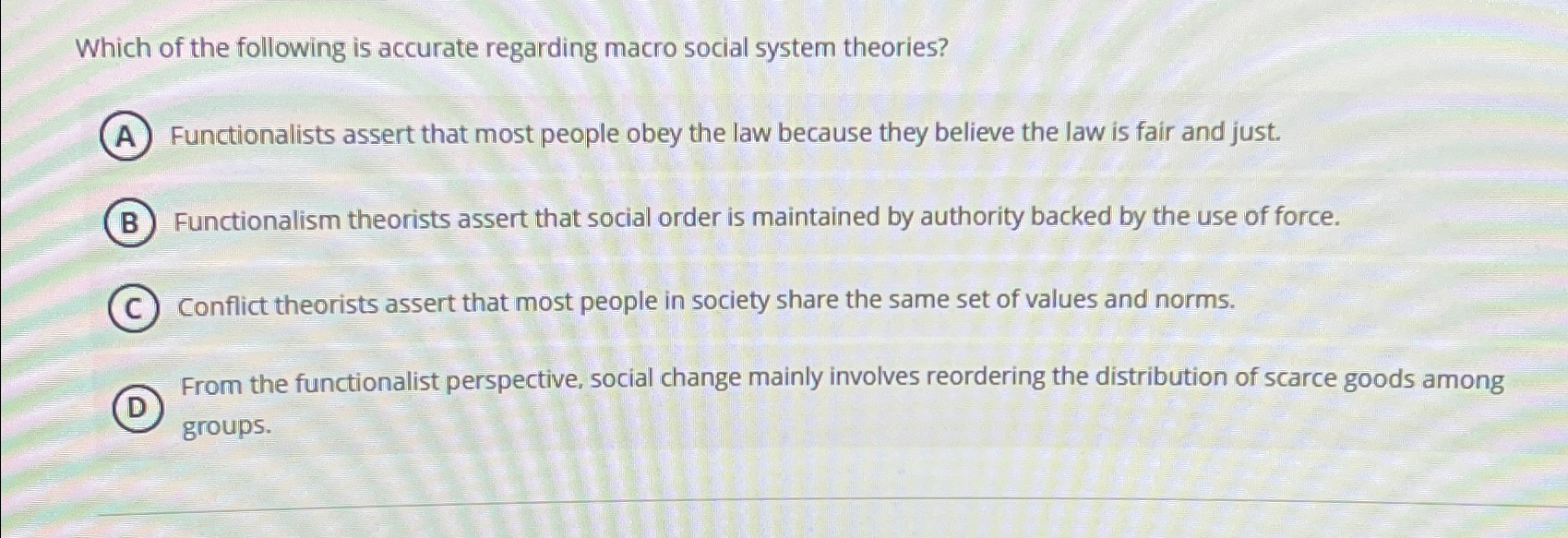 Solved Which of the following is accurate regarding macro | Chegg.com