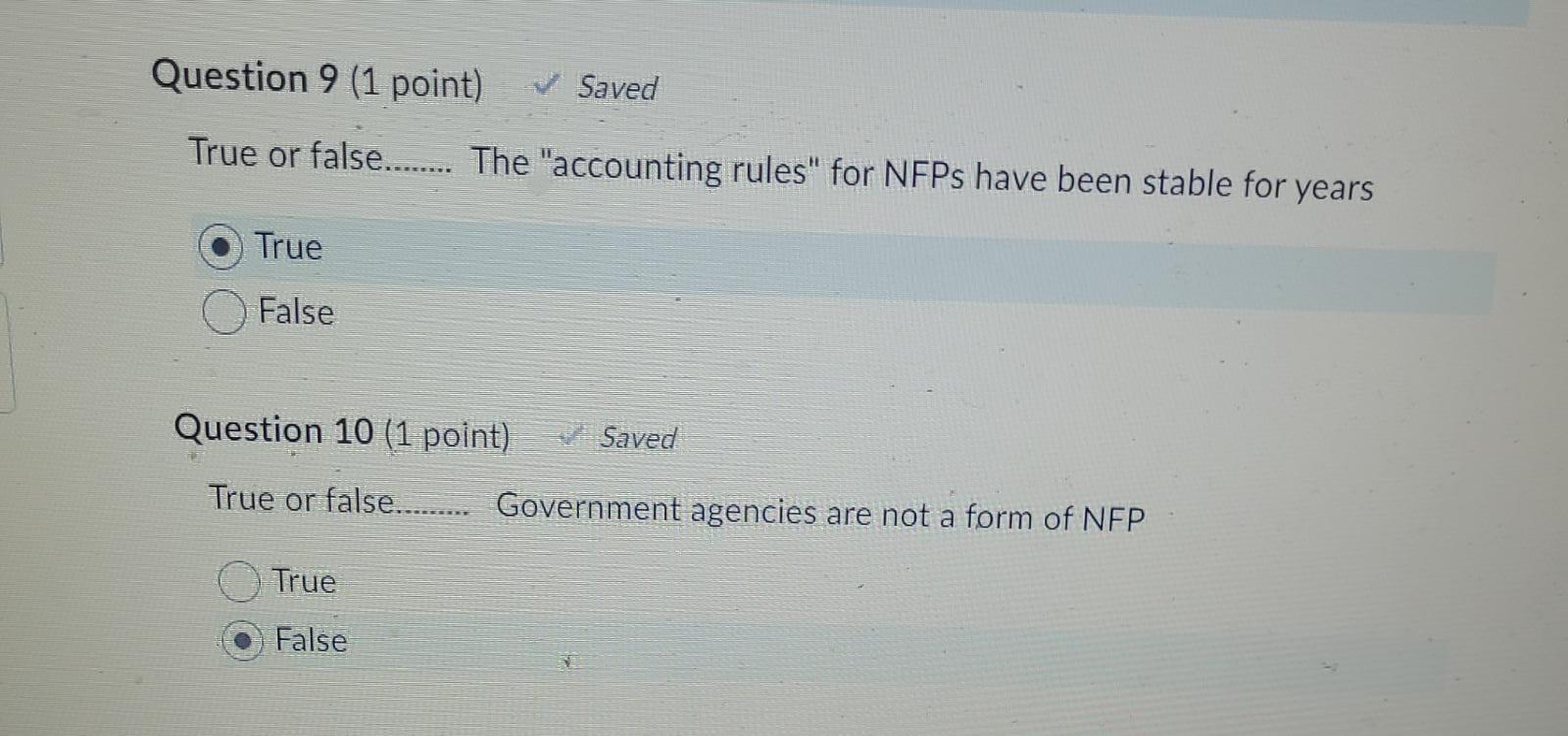 Solved A characteristic of NFPs that separate them from the | Chegg.com