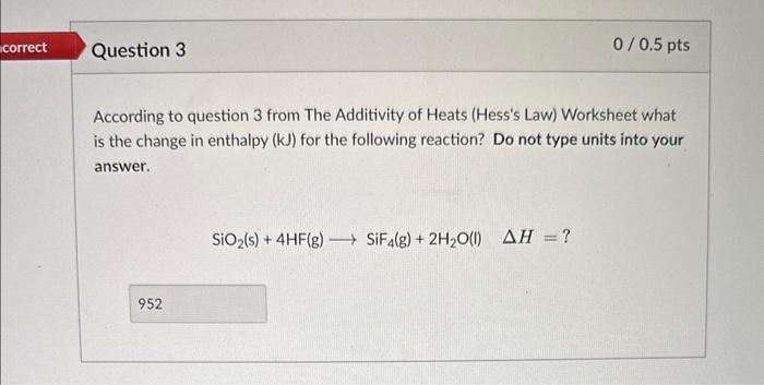 Solved the second picture is from Hess Law Worksheet. im | Chegg.com