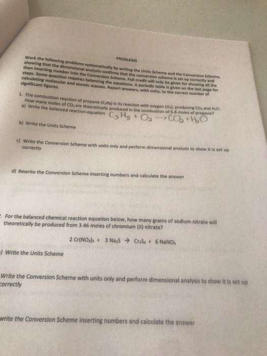 Solved PROBLEMS Work the following problems systematically | Chegg.com