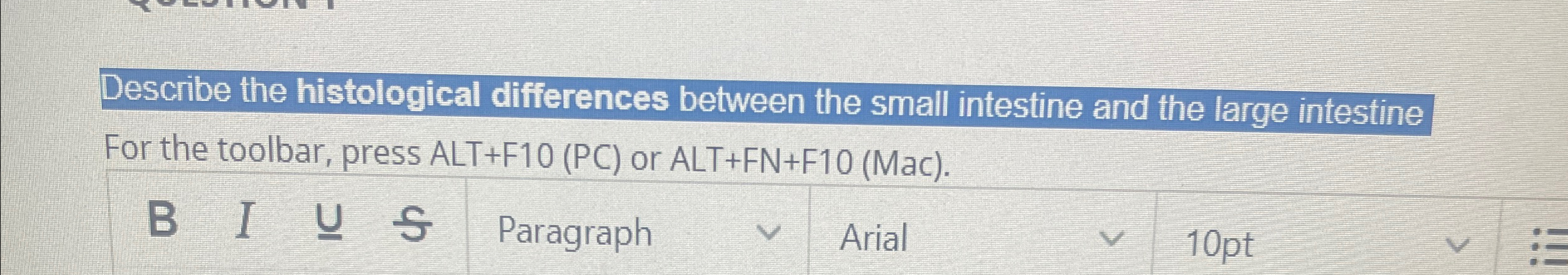 Solved Describe the histological differences between the | Chegg.com