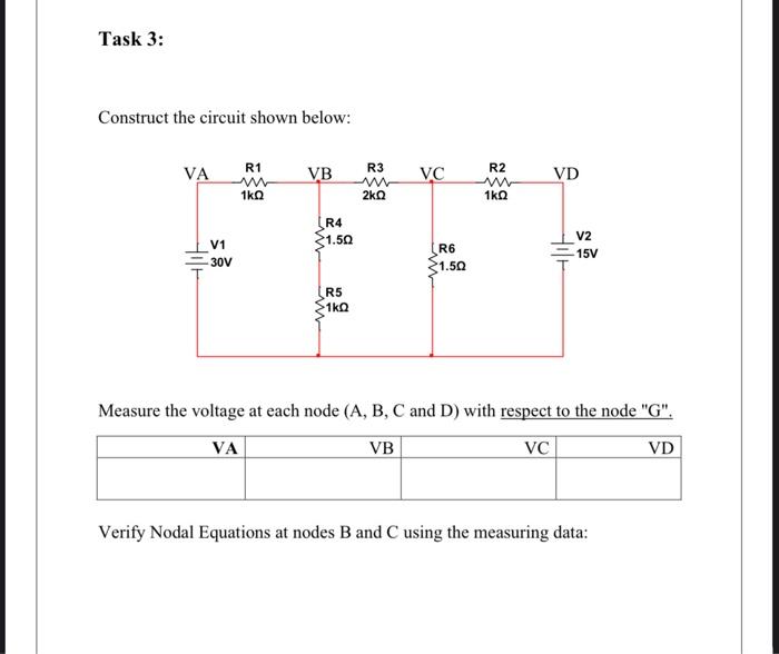 Solved Complete all following tasks by using Multisim. Task | Chegg.com