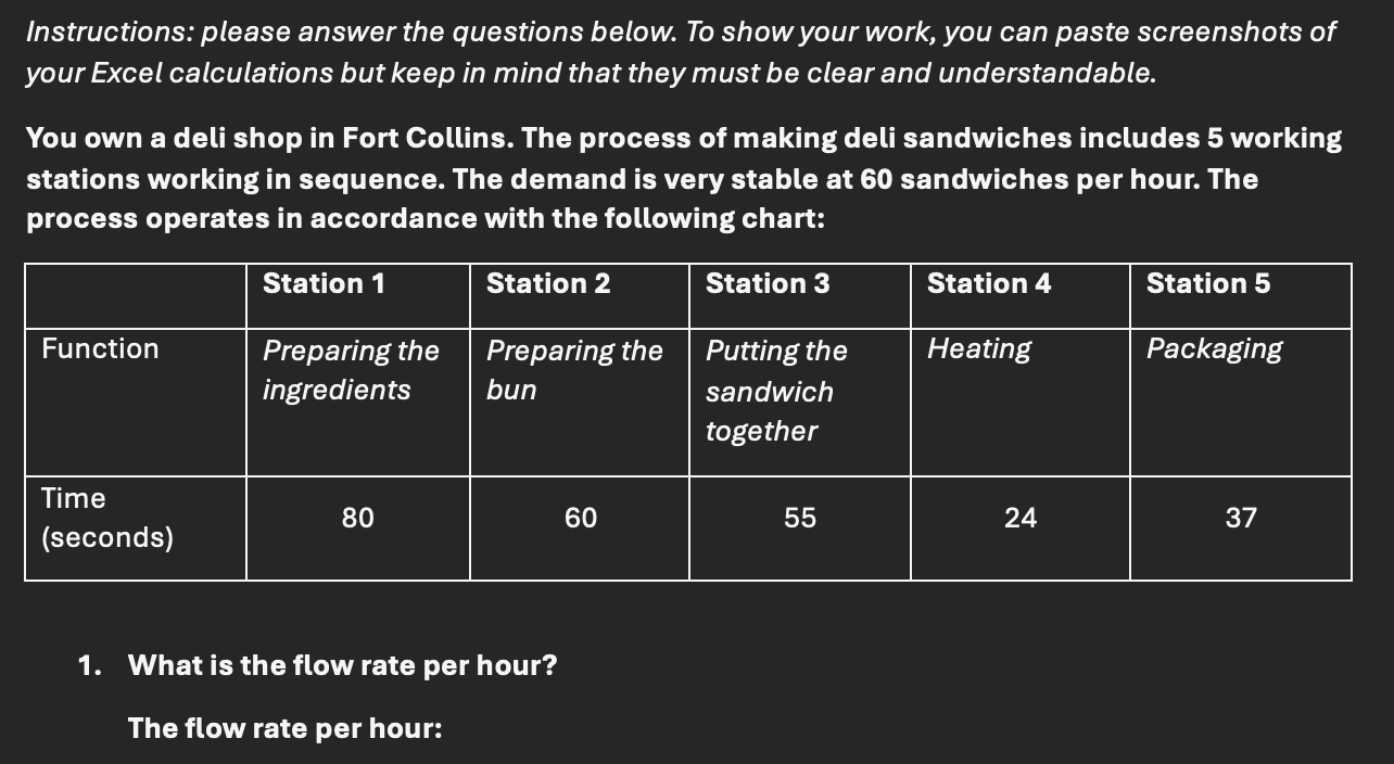 Solved Instructions: please answer the questions below. To | Chegg.com