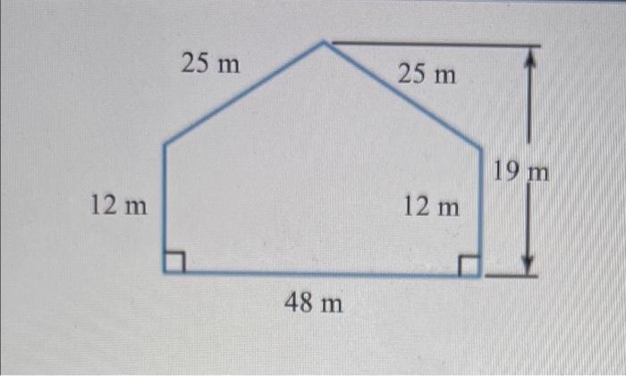 Solved 25 m 25 m 19 m 12 m 12 m 48 m | Chegg.com