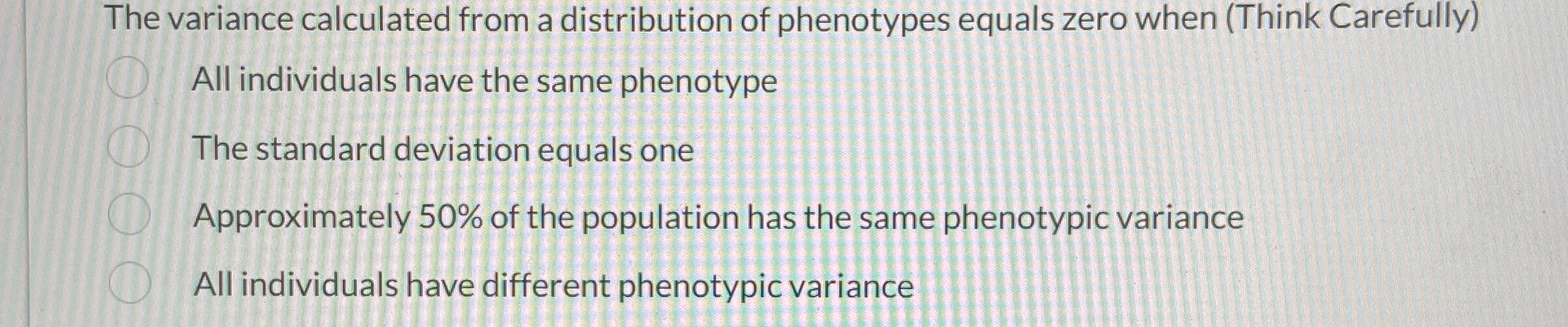 Solved The variance calculated from a distribution of | Chegg.com