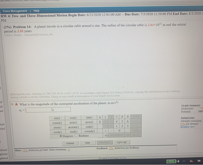 Solved Class Management | Help HW 4: Two-and | Chegg.com