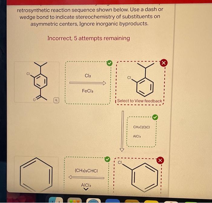 Solved Retrosynthetic Reaction Sequence Shown Below Use A