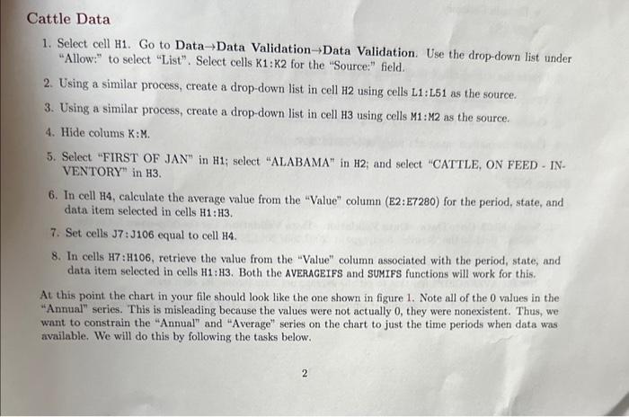 1. Select cell H1. Go to Data → Data Validation → | Chegg.com