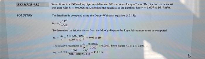 Solved Problem 4. Rework Example 4.3.2 with a velocity of 7 | Chegg.com
