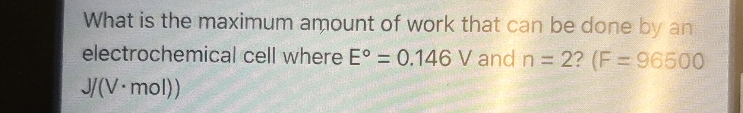 Solved What is the maximum amount of work that can be done | Chegg.com